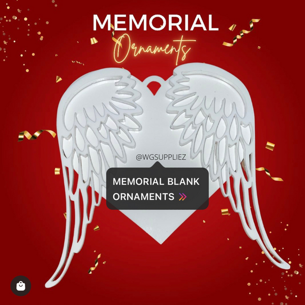 MEMORIAL ACRYLIC BLANKS (BACK IN STOCK) – WG DESIGNS & SUPPLIES